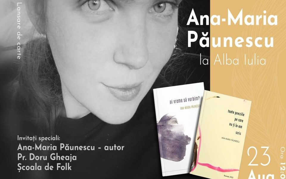 Eveniment editorial la Biblioteca Județeană "Lucian Blaga" Alba: Două ...