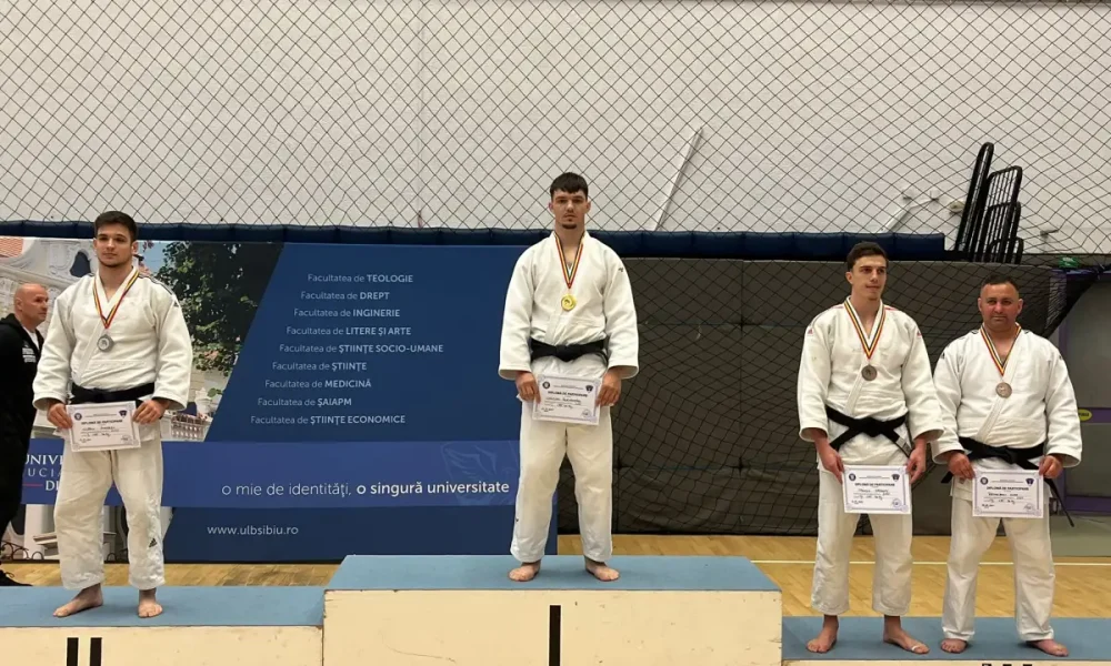Judoka Alexandru Sibișan (CS Unirea Alba Iulia), locul I la Campionatul ...